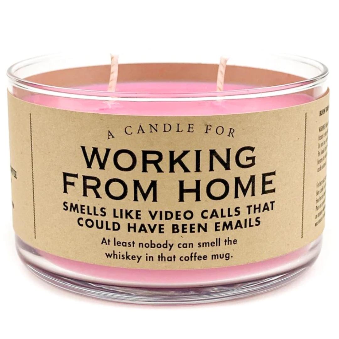 Working From Home Candle - RetroFestive.ca