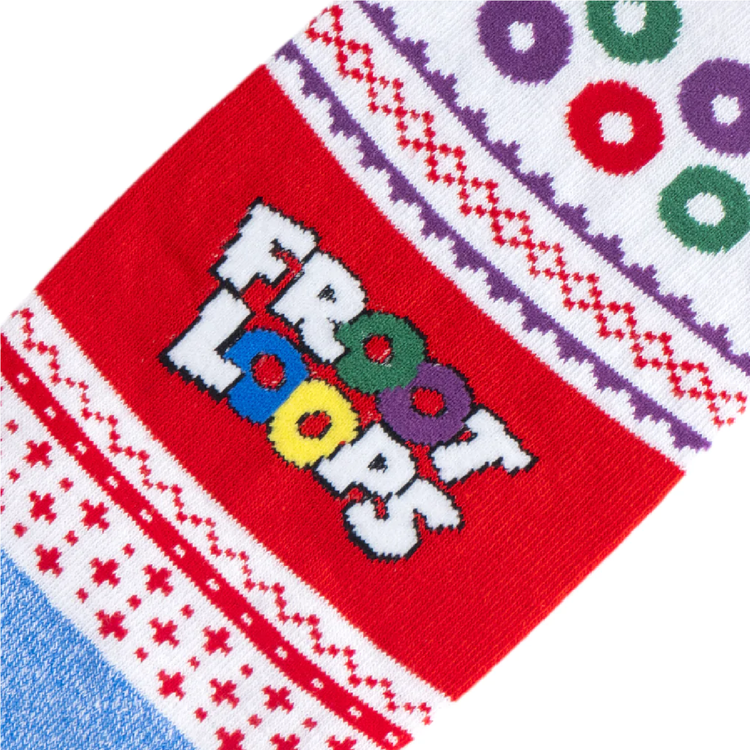 Froot Loops Festive Sweater Design Unisex Socks by Odd Sox ...