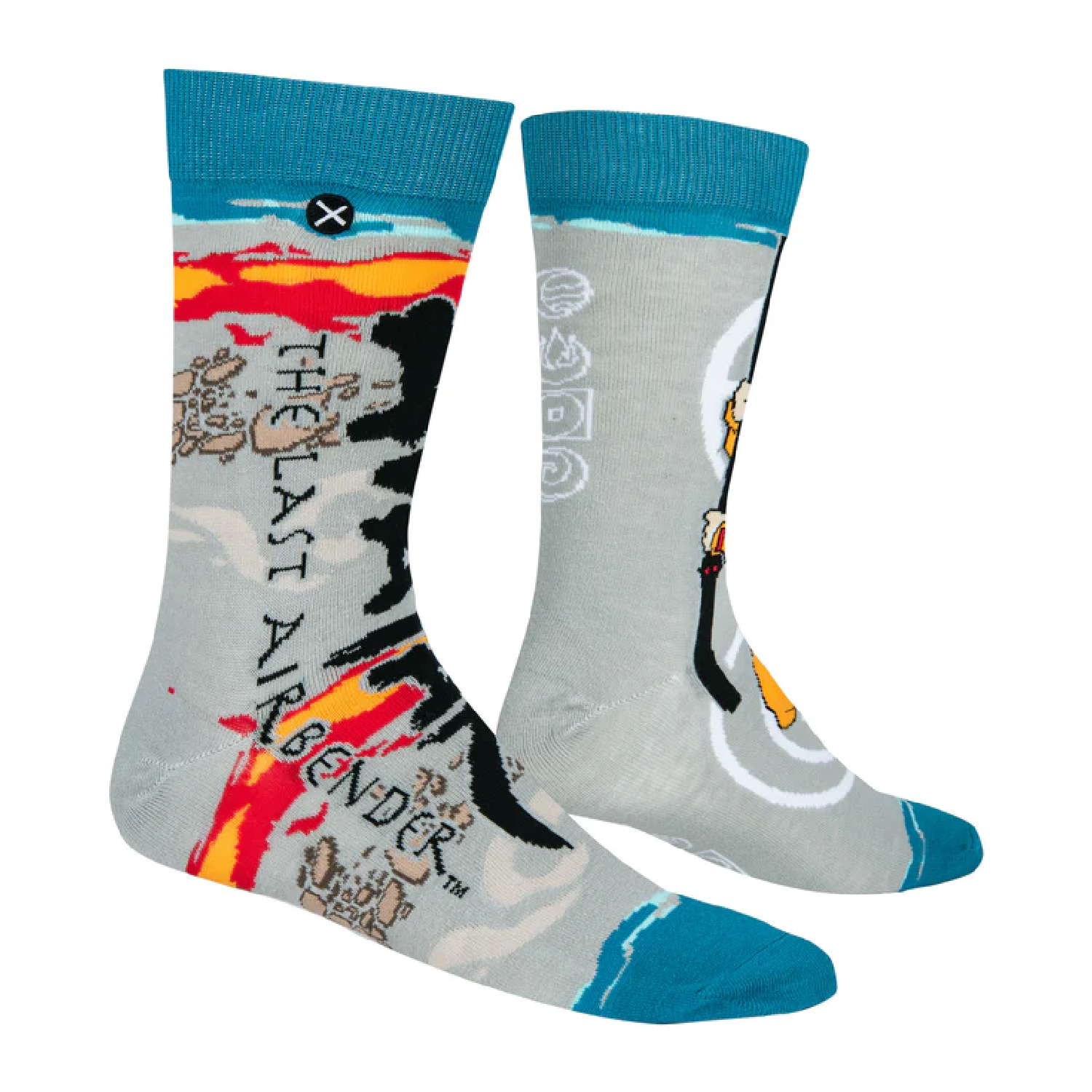 Avatar The Last Airbender Mens Crew Straight Socks by Odd Sox ...