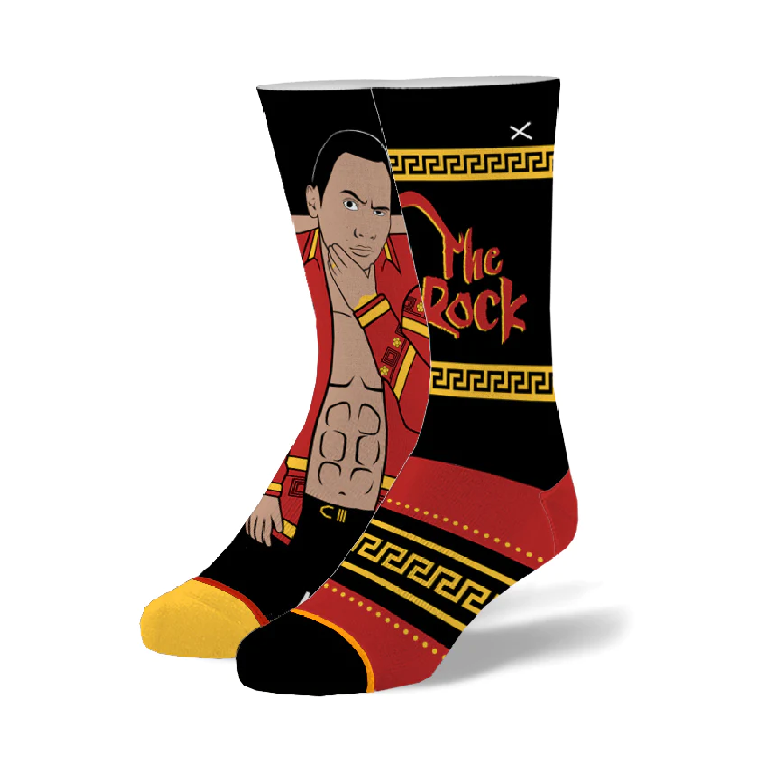 WWE The Rock 360 Knit Socks by Odd Sox - RetroFestive.ca