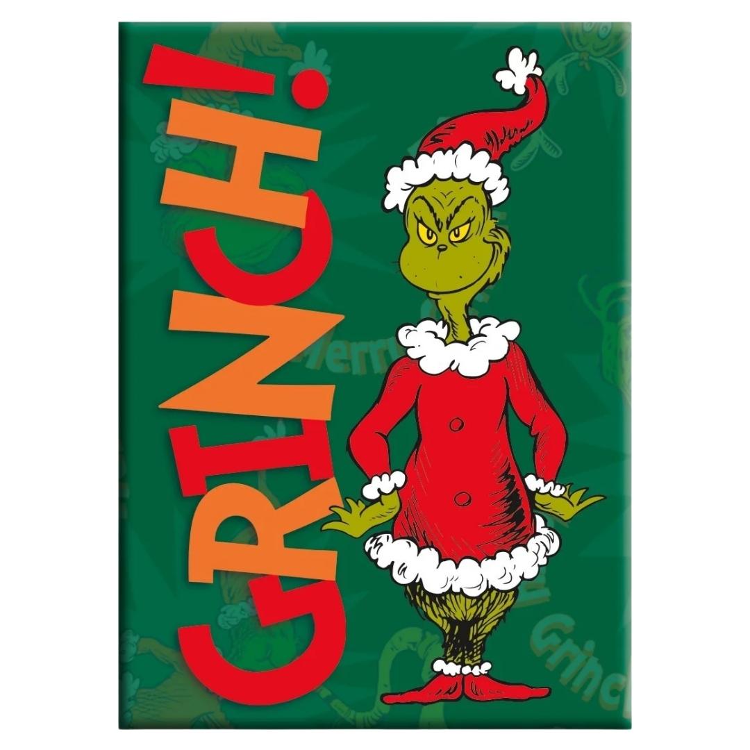 Santa Grinch Flat Magnet - RetroFestive.ca