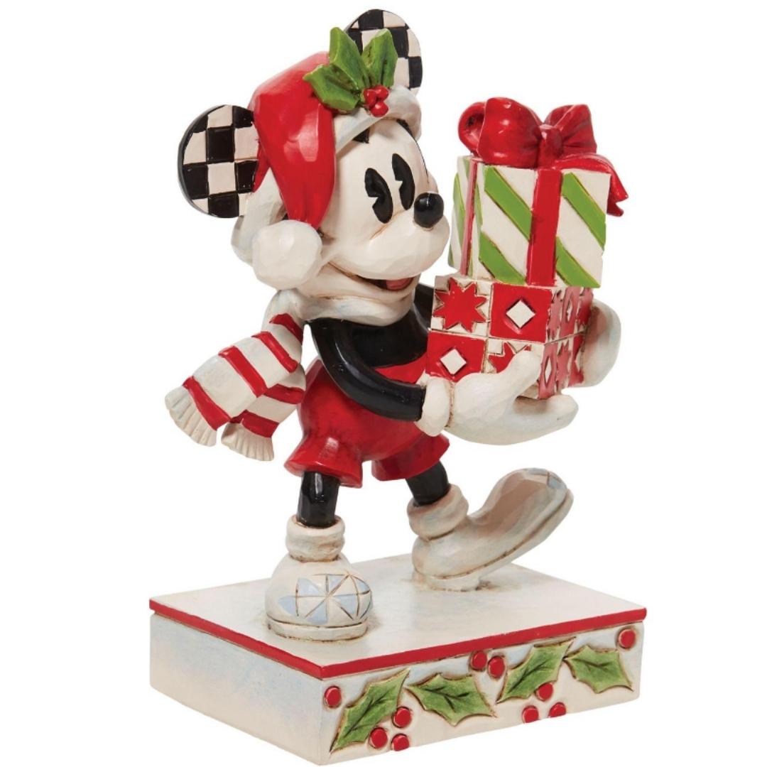 Mickey Mouse With Gifts Figure by Jim Shore - RetroFestive.ca