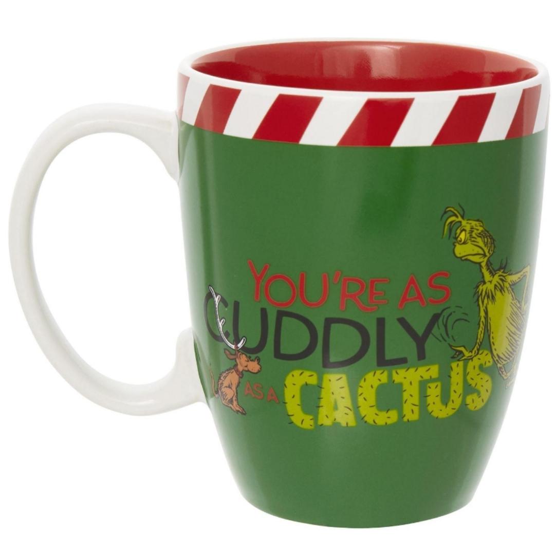 The Grinch Cuddly As A Cactus Mug - RetroFestive.ca