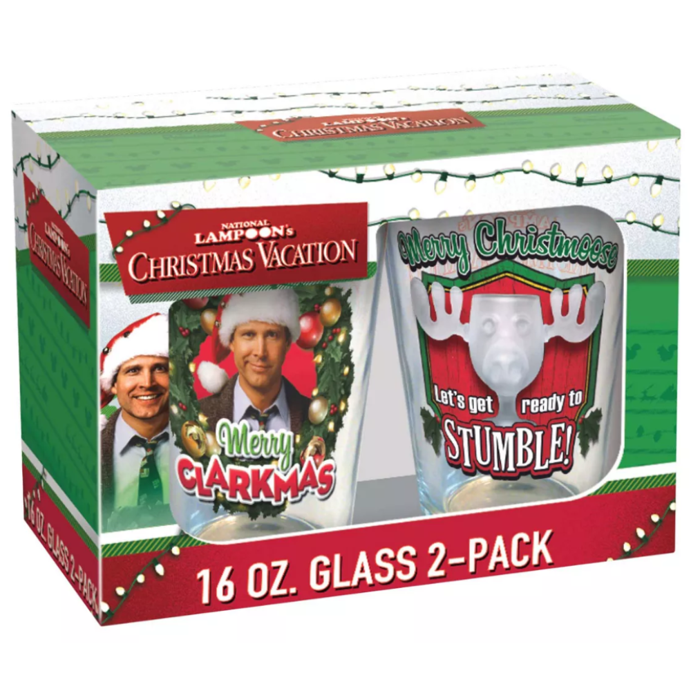 Christmas Vacation Merry Clarkmas Set of 2 Pint Glasses Canada ...