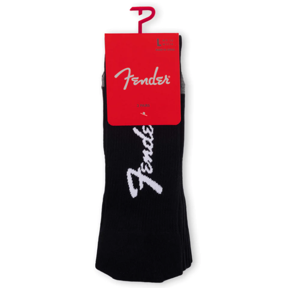 Fender Exploded Logo 3-Pack of Socks Canada | RetroFestive.ca