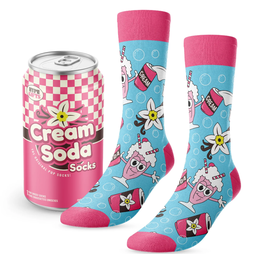 Cream Soda Socks in a Can Canada | RetroFestive