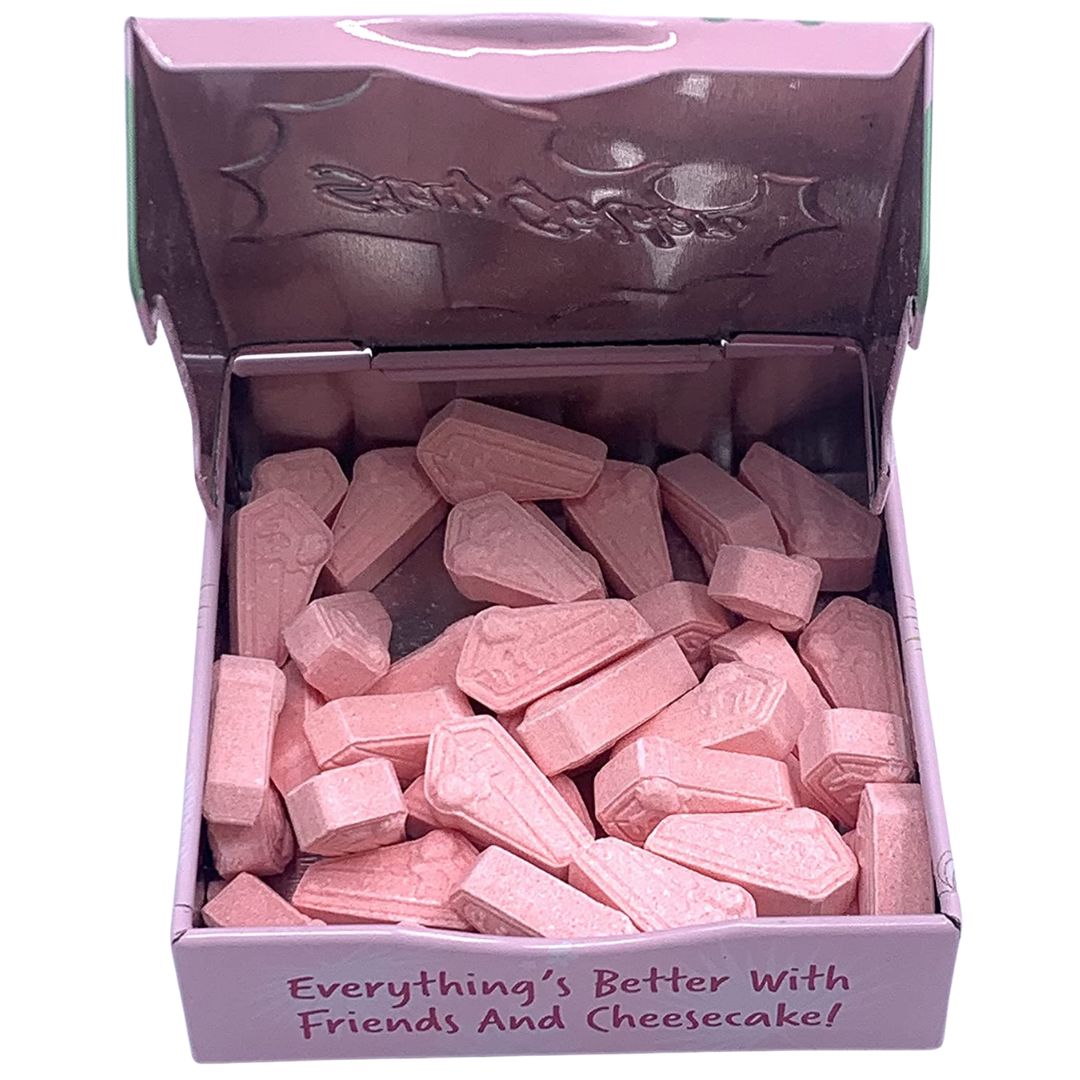 Golden Girls Strawberry Vanilla Candies in Cheesecake Tin - RetroFestive.ca