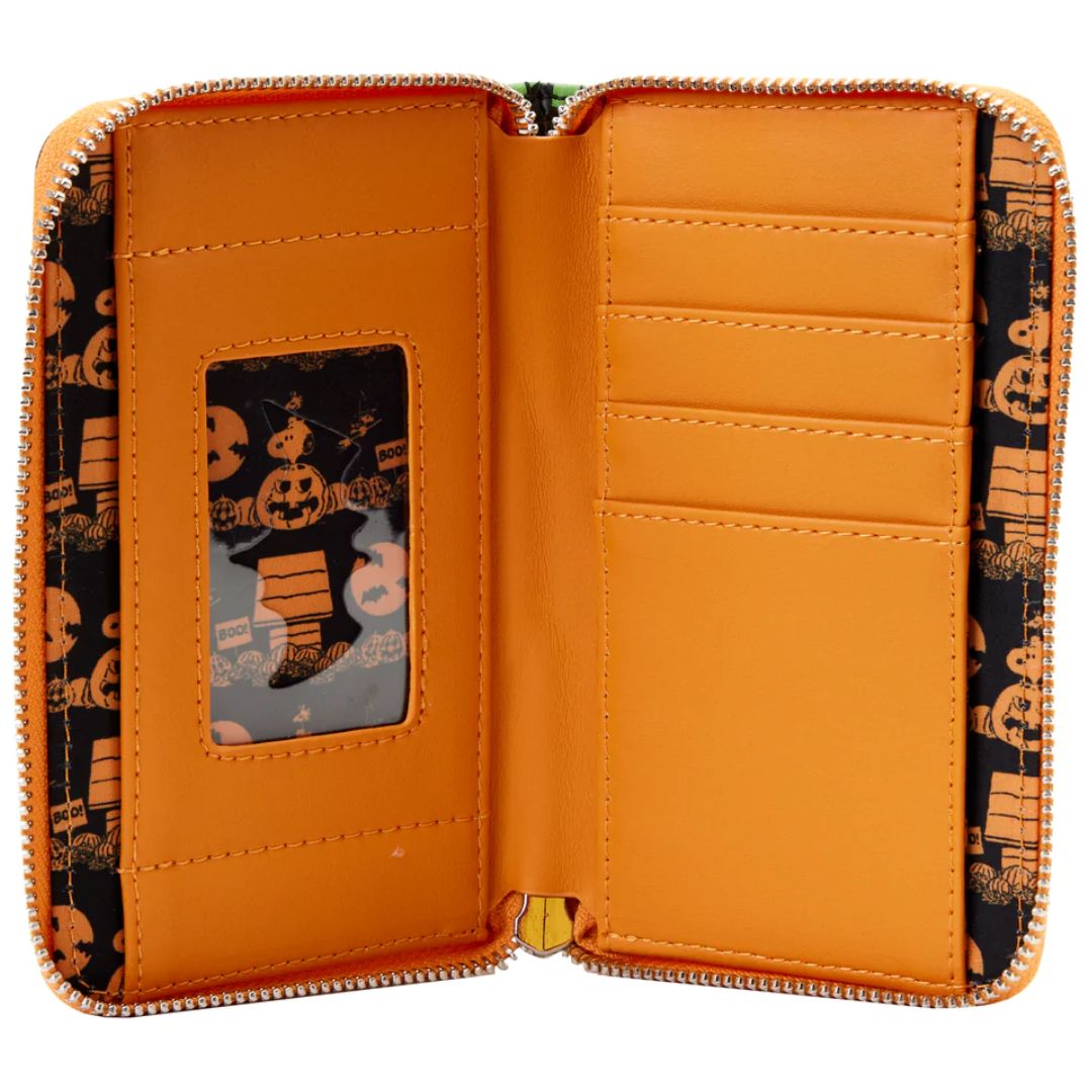 Peanuts Great Pumpkin Snoopy Zip Around Wallet by Loungefly ...