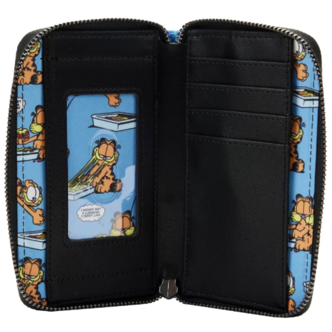 Garfield Loves Lasagna Zip Around Wallet by Loungefly - RetroFestive.ca