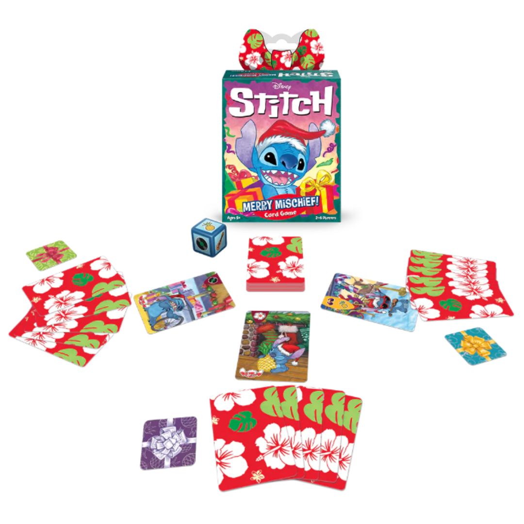 Disney Lilo & Stitch Merry Mischief Holiday Card Game - RetroFestive.ca