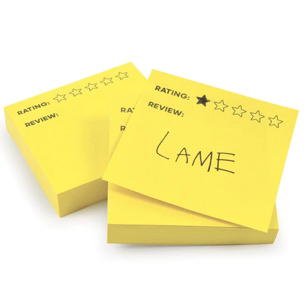 Overrated Sticky Notes - RetroFestive.ca