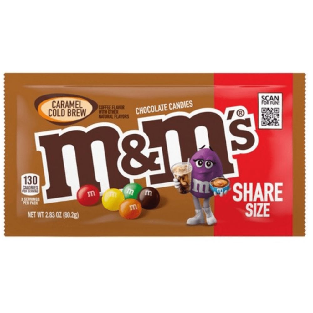 M&M's Caramel Cold Brew Share Size - RetroFestive.ca