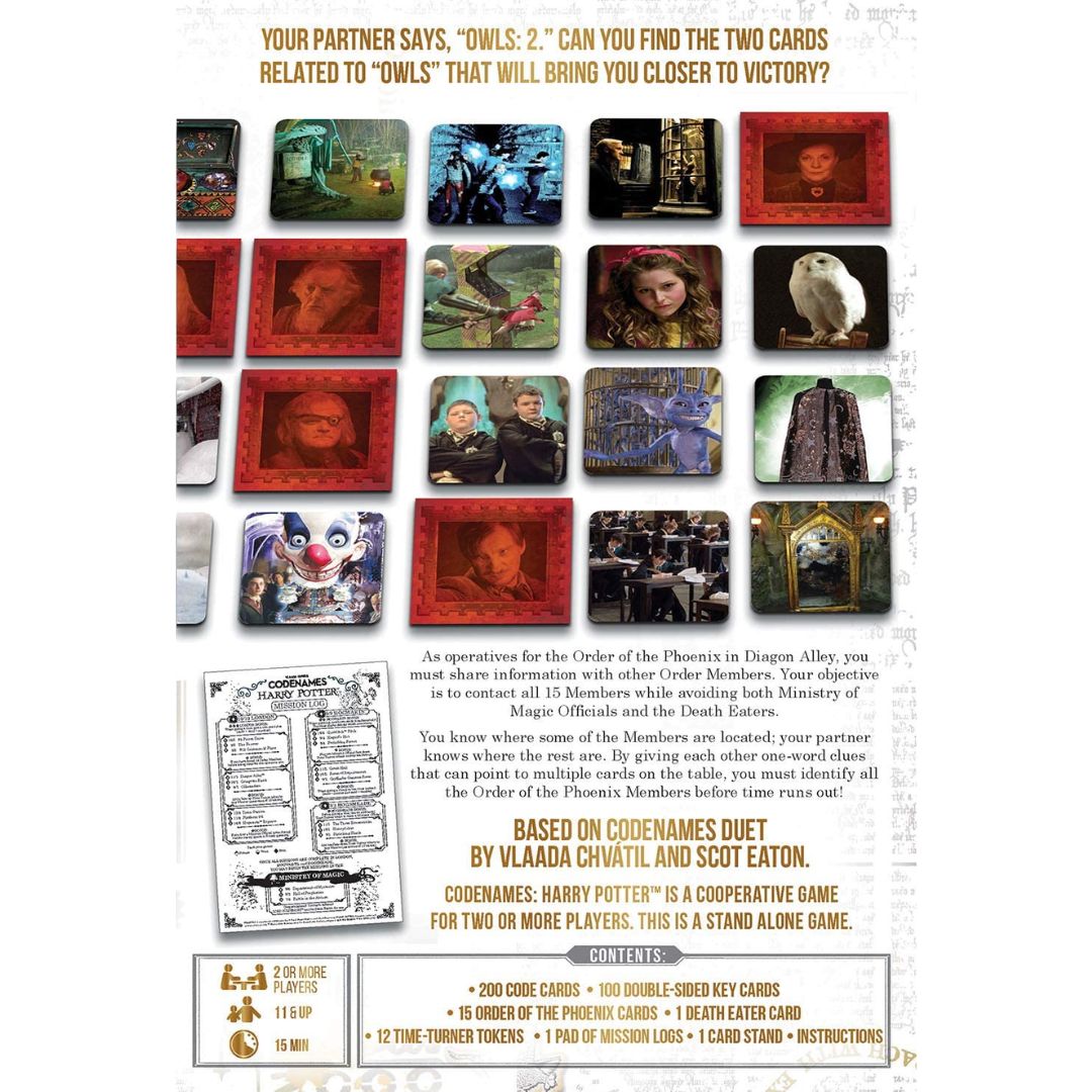 Codenames - Harry Potter - RetroFestive.ca