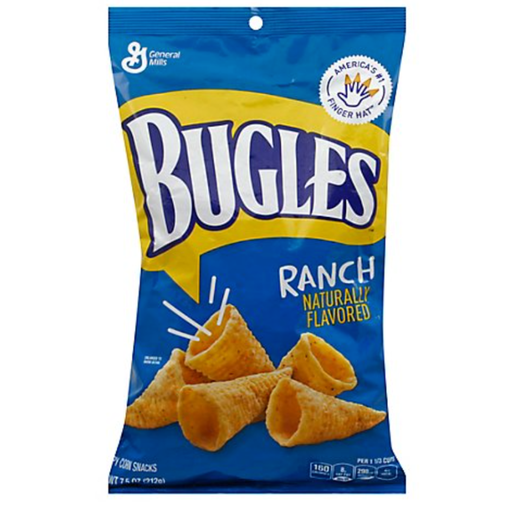 Bugles Ranch Crispy Corn Snacks Canada | RetroFestive.ca
