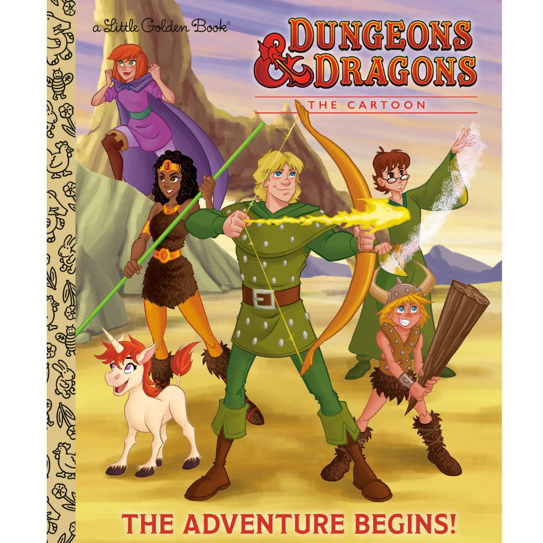 Dungeons & Dragons The Cartoon: The Adventure Begins! Little Golden ...