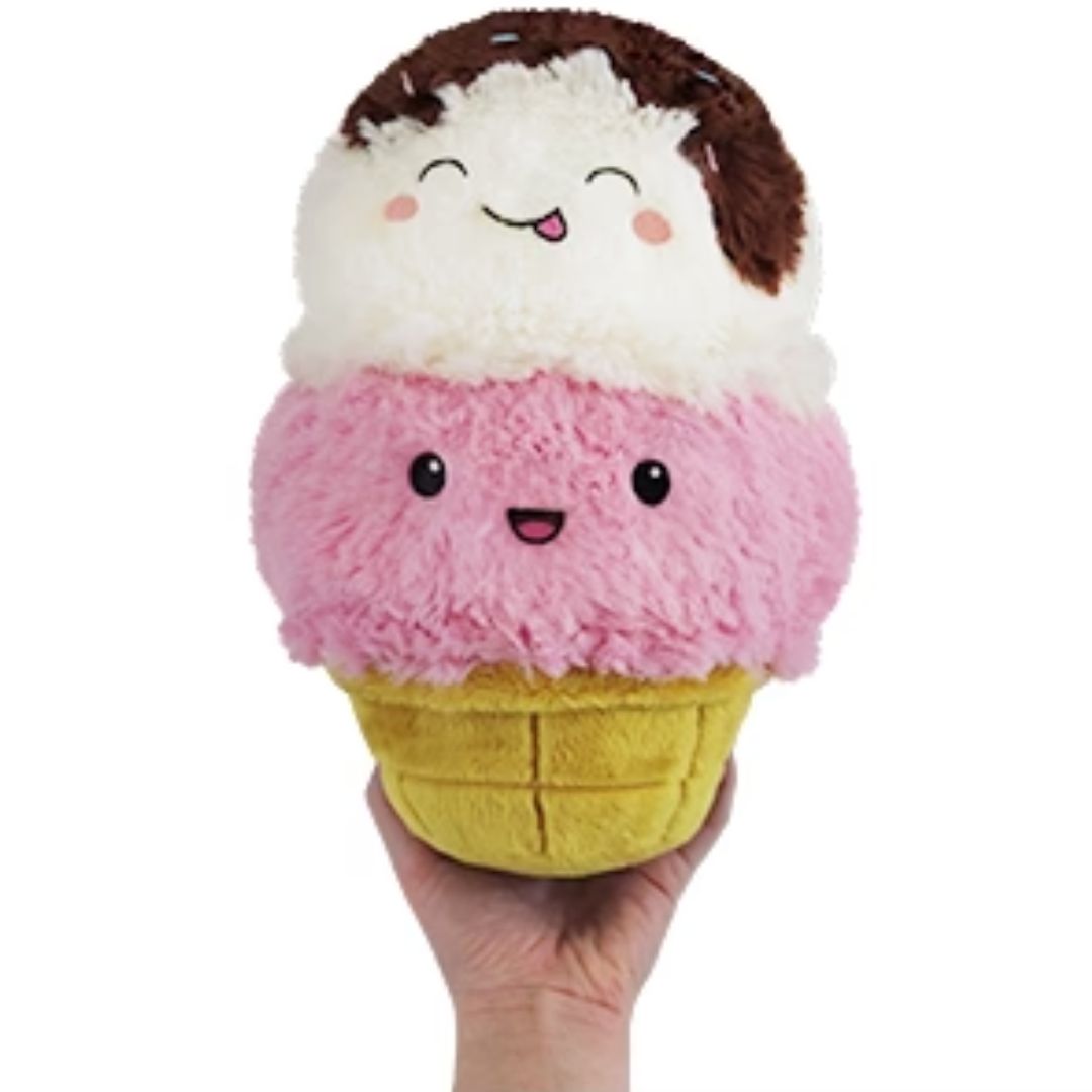 Ice Cream Cone Mini Comfort Plush by Squishable - RetroFestive.ca