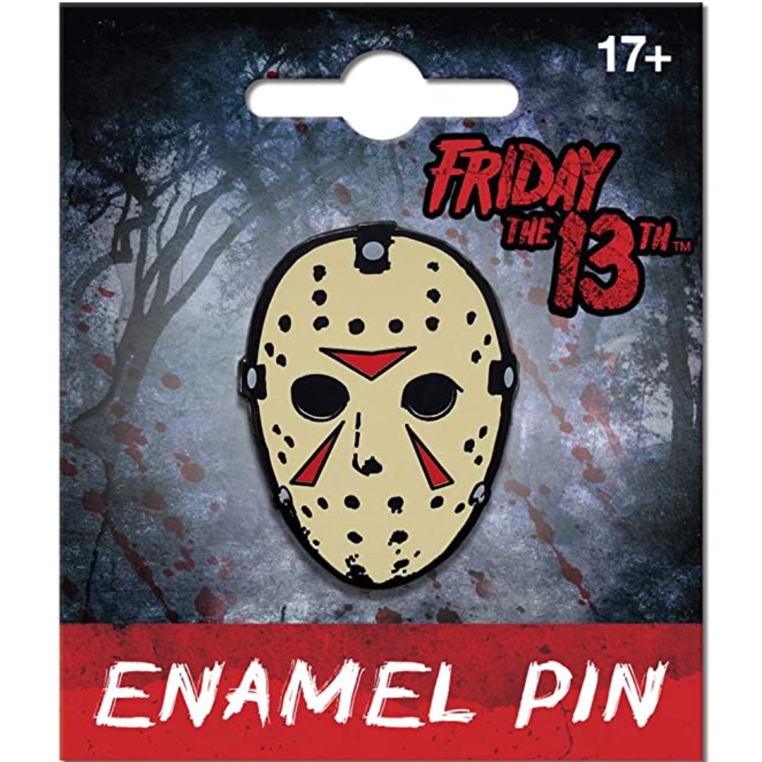 Friday the 13th Jason Mask Enamel Pin - RetroFestive.ca