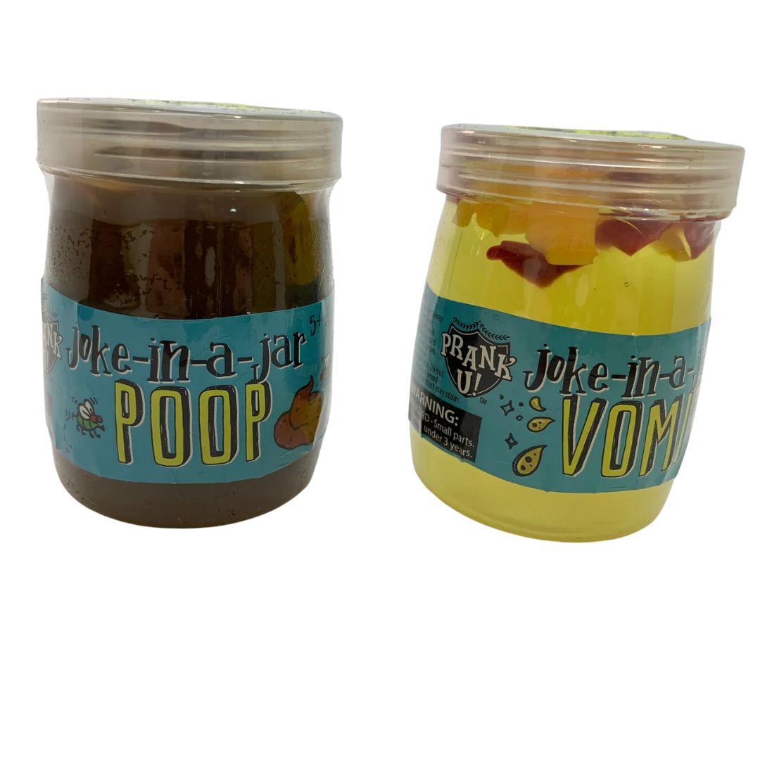 Joke-In-A-Jar Poop and Vomit - RetroFestive.ca