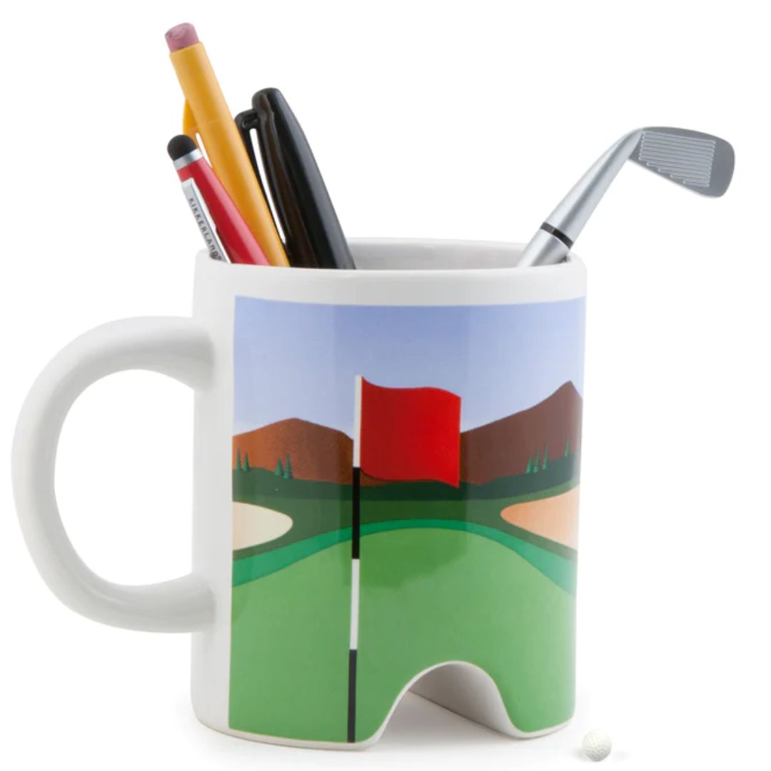 Putter Cup Golf Mug and Pen Set - RetroFestive.ca
