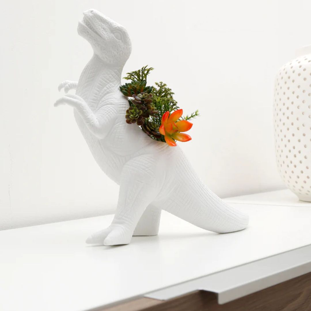 Plantasaurus Rex Planter - RetroFestive.ca