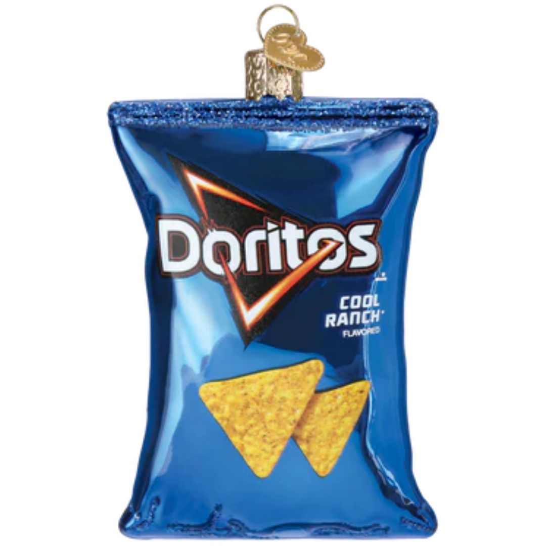 Doritos Cool Ranch Chips Glass Ornament by Old World Christmas ...