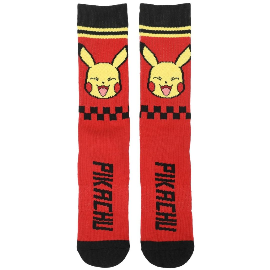 Pokemon: Pikachu Men's Crew Socks by Bioworld - RetroFestive.ca
