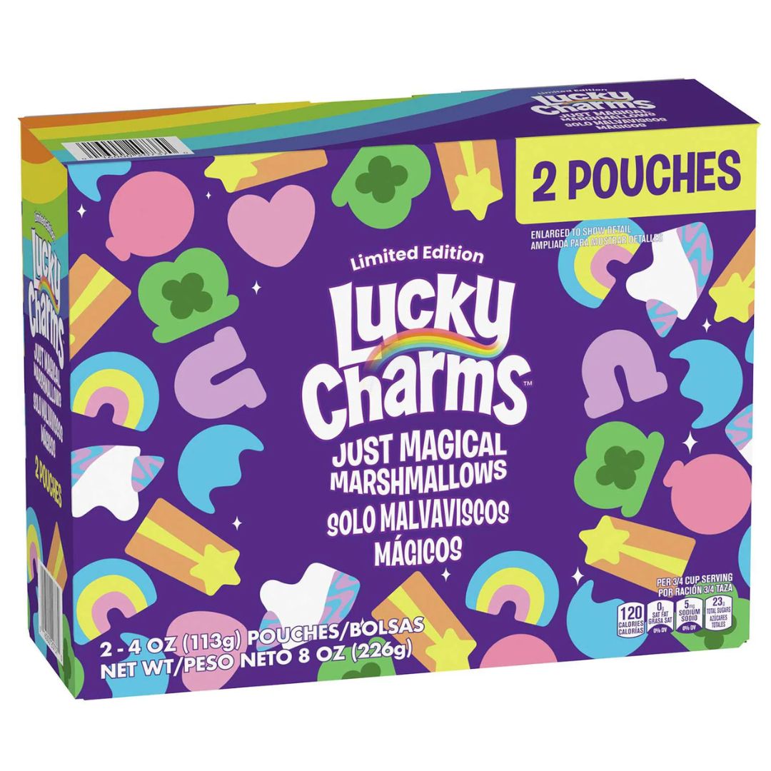 Lucky Charms Just Magical Marshmallows Box - RetroFestive.ca