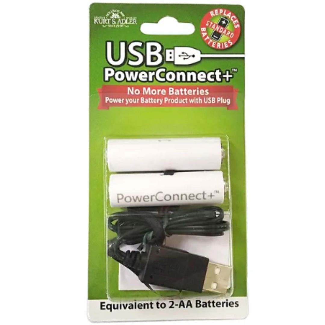 USB PowerConnect Converter Pack: Replaces 2 AA Batteries - RetroFestive.ca