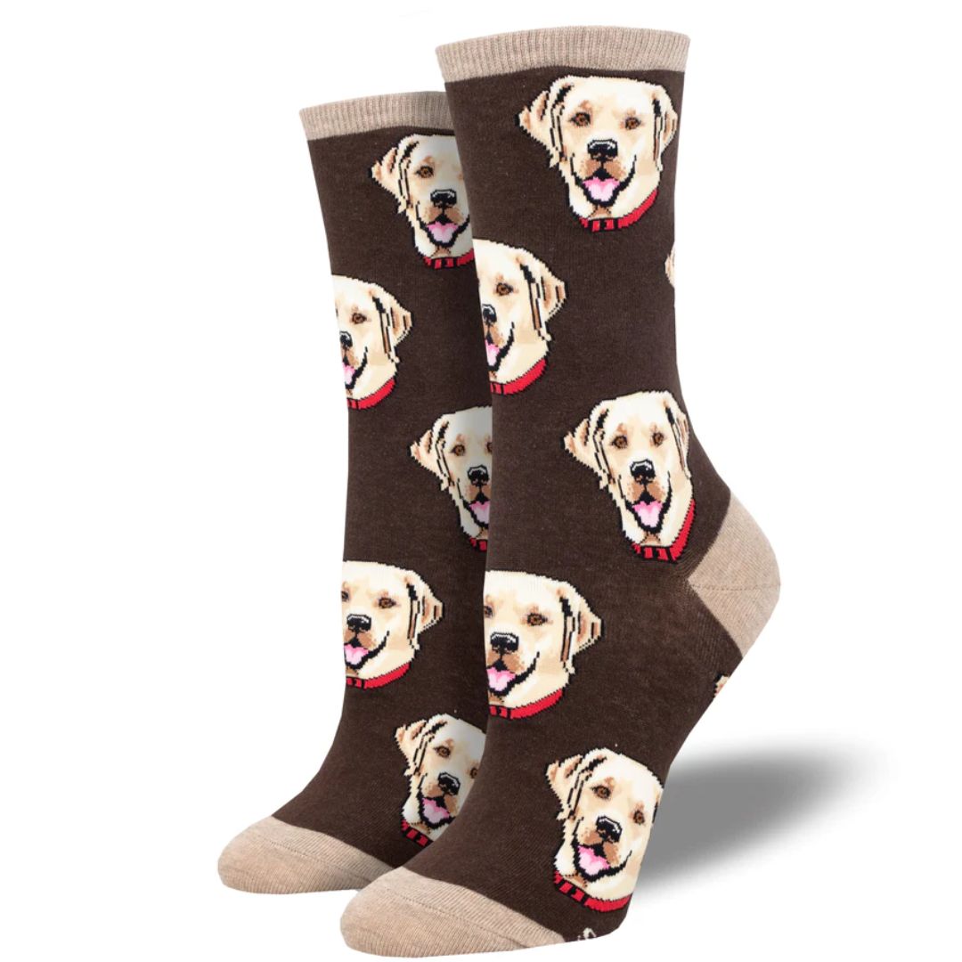 Labrador Socks for Women by Socksmith - RetroFestive.ca