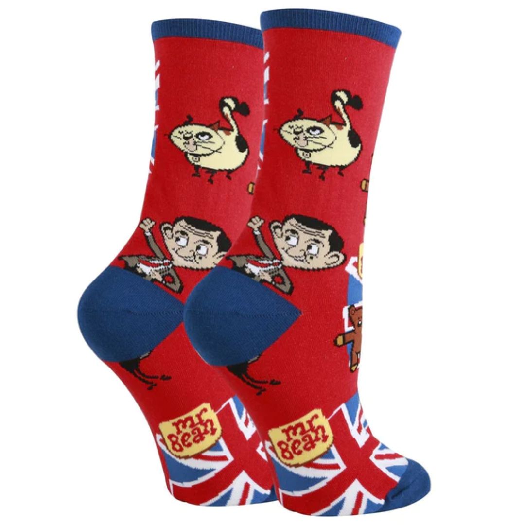Hanging With Mr. Bean Women's Crew Sock by Oooh Yeah! Socks ...