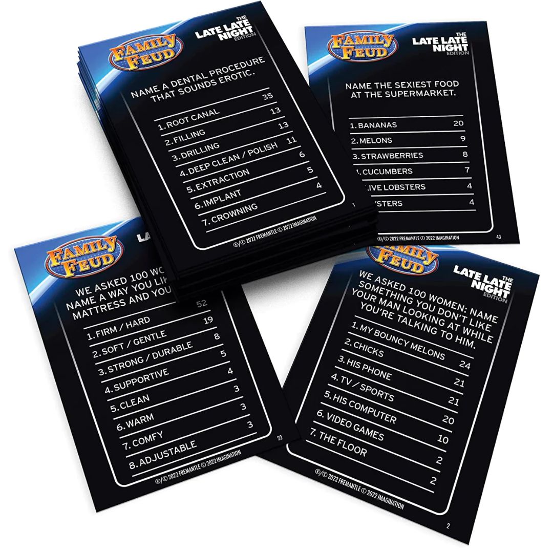 Family Feud The Late Late Night Edition Game - RetroFestive.ca