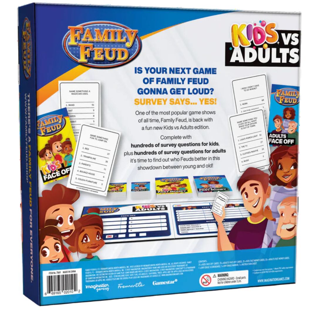 Family Feud Kids vs Adults Board Game - RetroFestive.ca