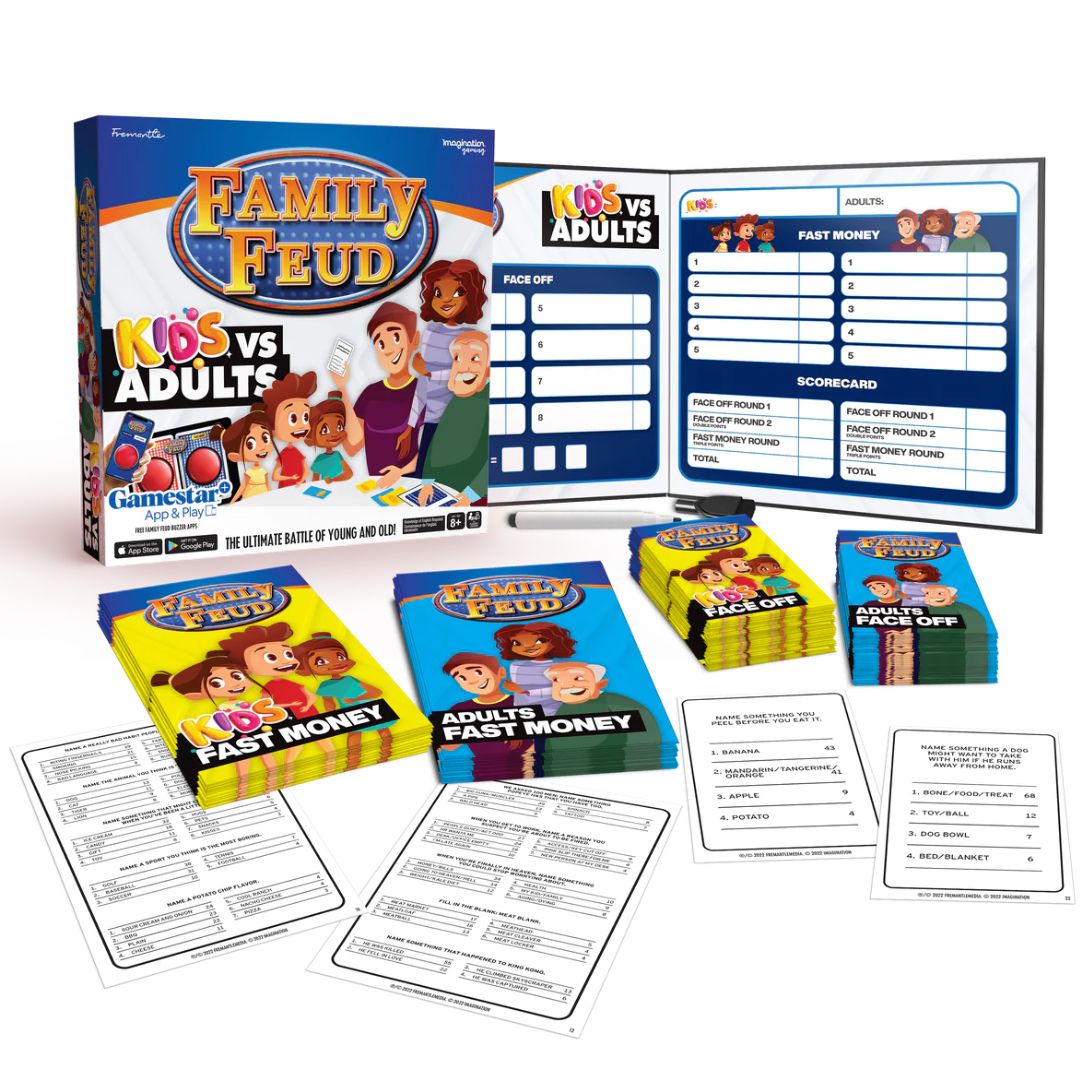 Family Feud Kids vs Adults Board Game - RetroFestive.ca