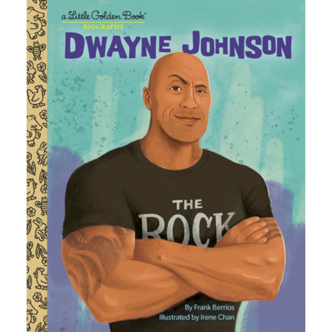 Dwayne Johnson (The Rock) Biography Little Golden Book - RetroFestive.ca