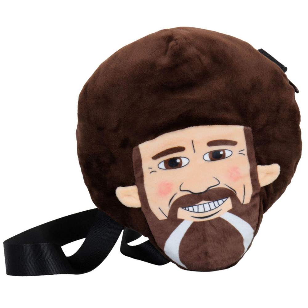 Bob Ross Plush Cross-Body Bag Canada | RetroFestive.ca
