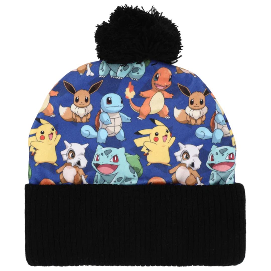 Pokemon Characters Toque with Fleece Cuff and Pompom - RetroFestive.ca