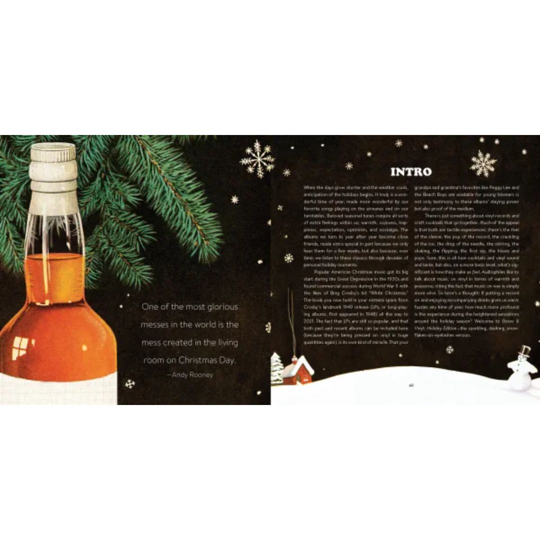 A Booze and Vinyl Christmas Book - RetroFestive.ca