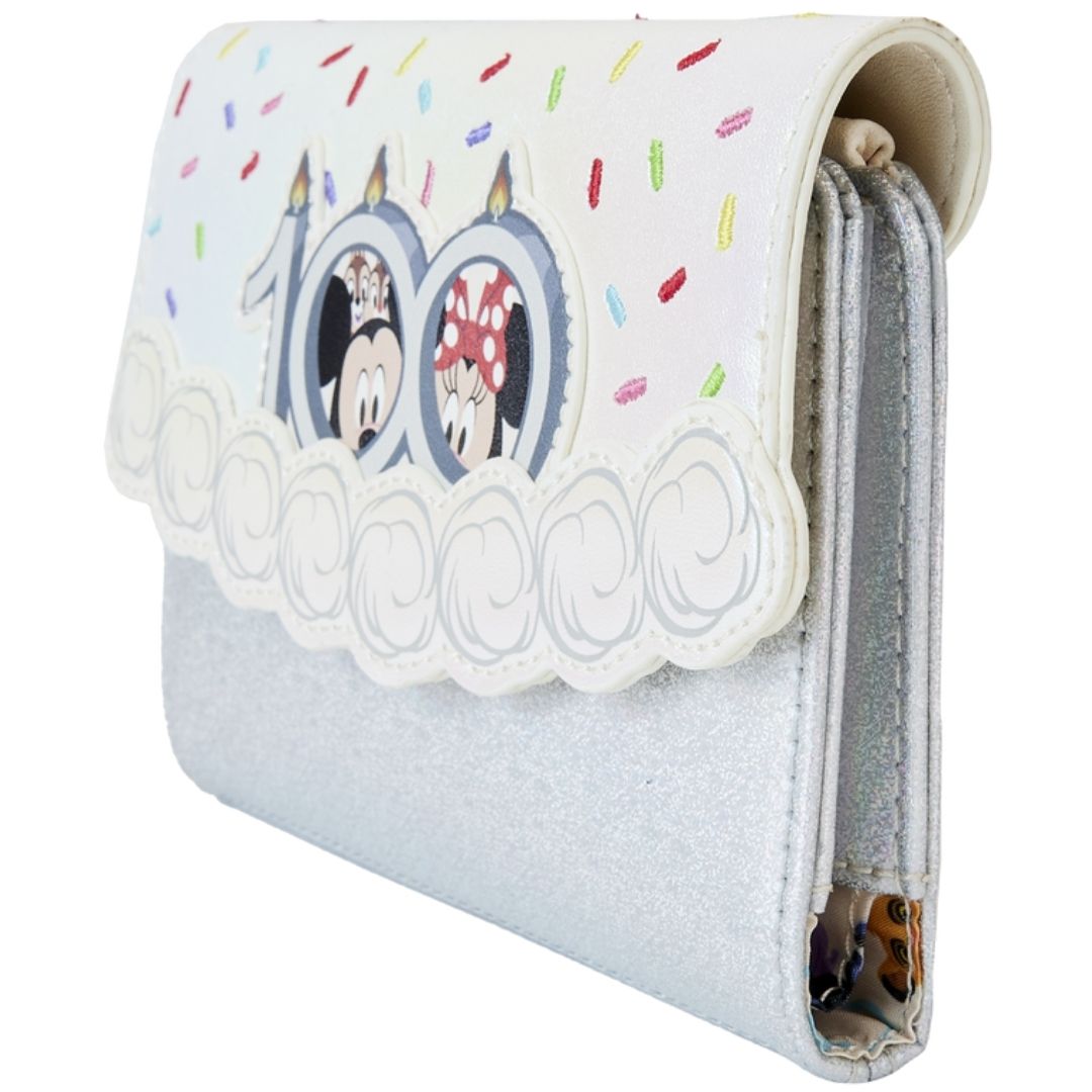 Disney 100th Celebration Cake D100 Wallet by Loungefly - RetroFestive.ca