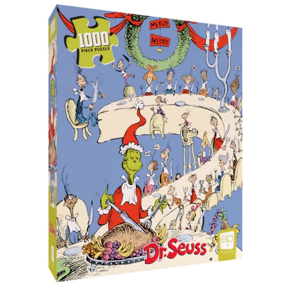 The Grinch - The Grinch Feast 1000pc Puzzle by USAopoly - RetroFestive.ca