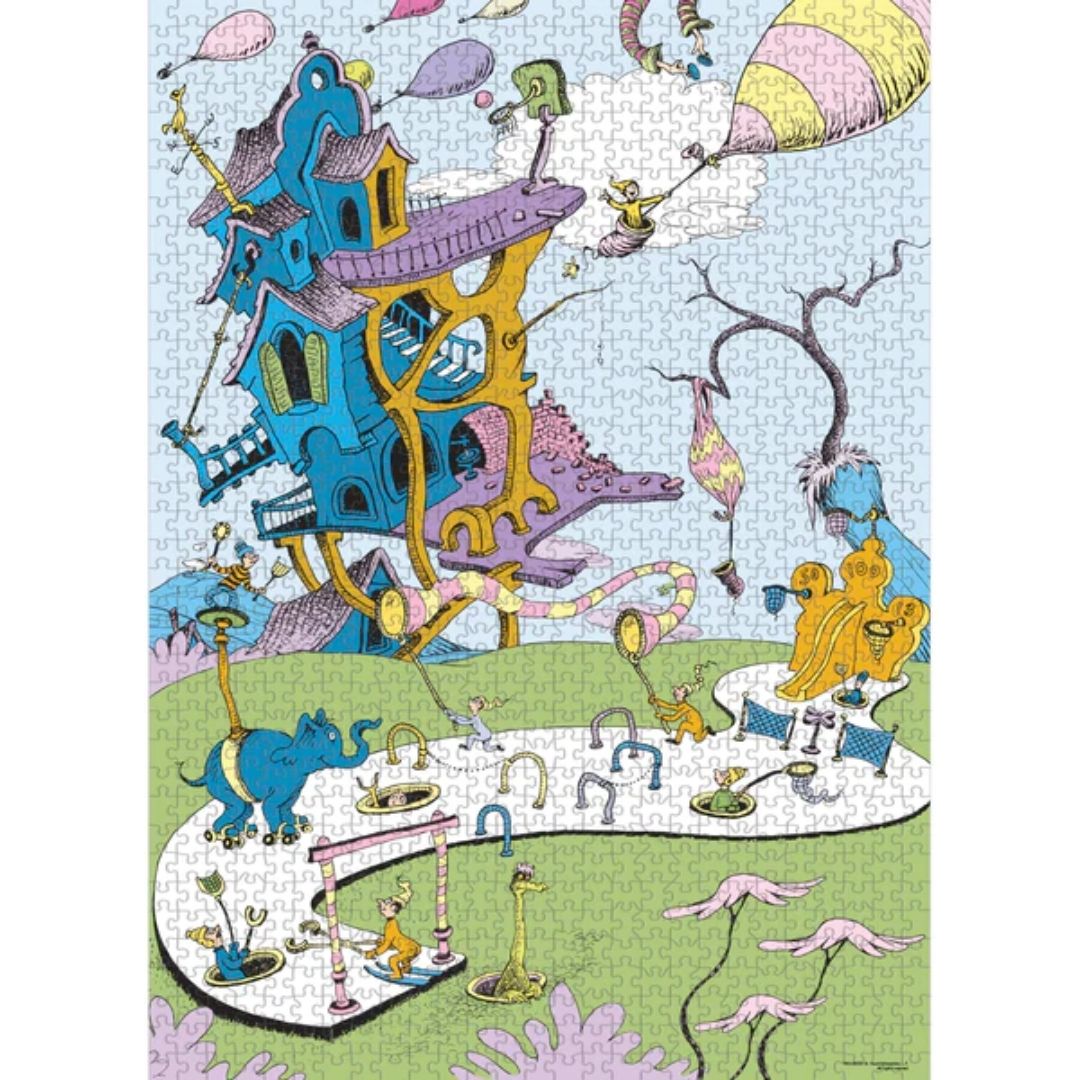 Dr. Seuss - Oh, The Places You'll Go! 1000pc Puzzle by USAopoly ...