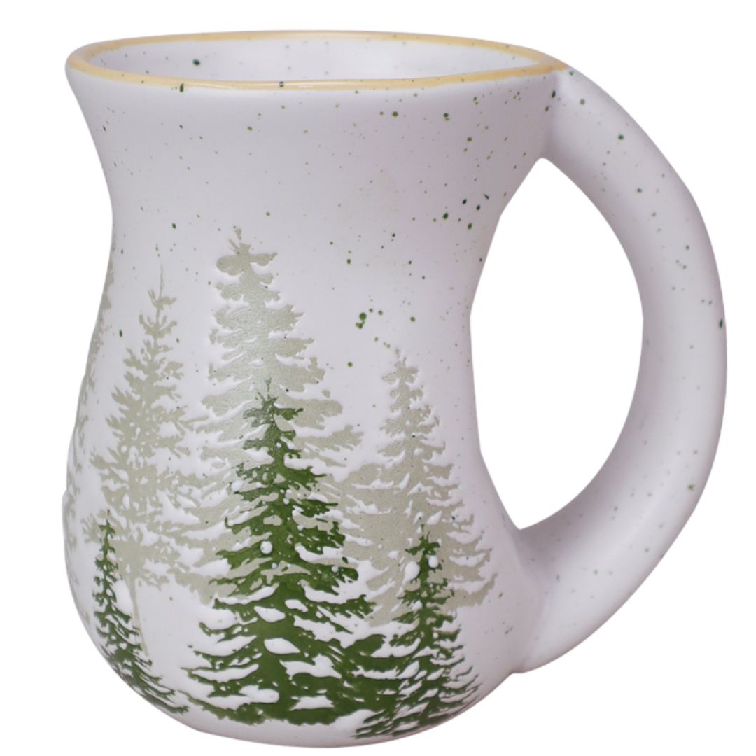 Winter Pine Forest 16 oz. Cozy Mug - RetroFestive.ca