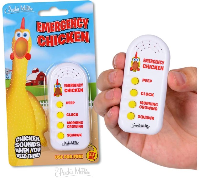 Emergency Chicken Button - RetroFestive.ca