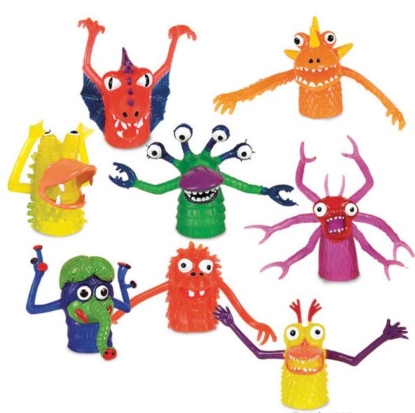 Deluxe Monster Finger Puppets (per each) - RetroFestive.ca