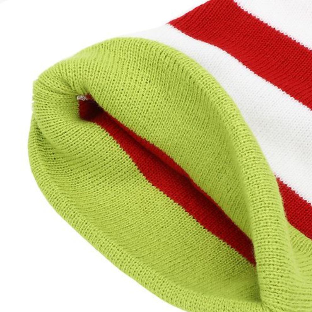 The Grinch Red & White Striped Santa Hat - RetroFestive.ca