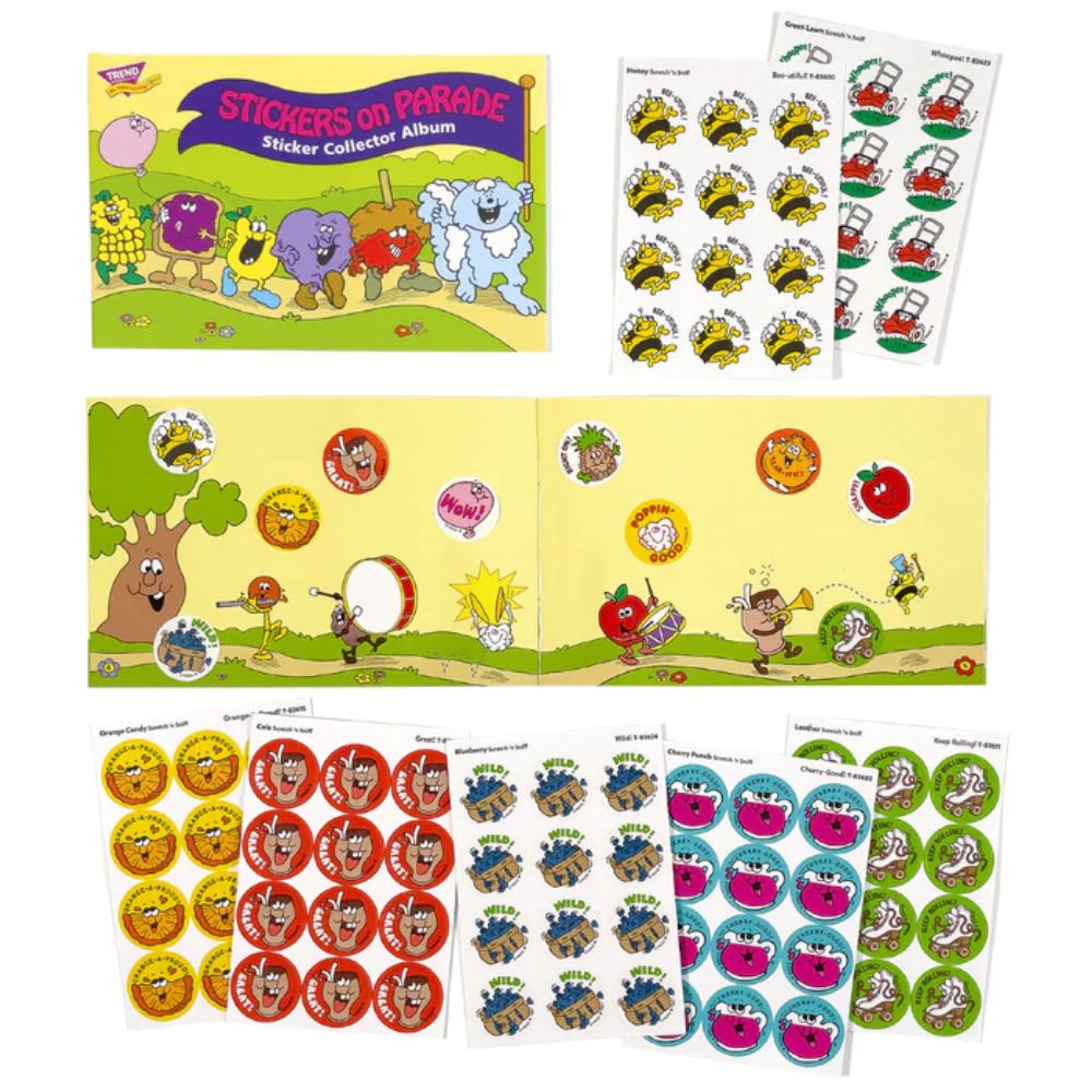 Stickers on Parade Sticker Collector Album - RetroFestive.ca
