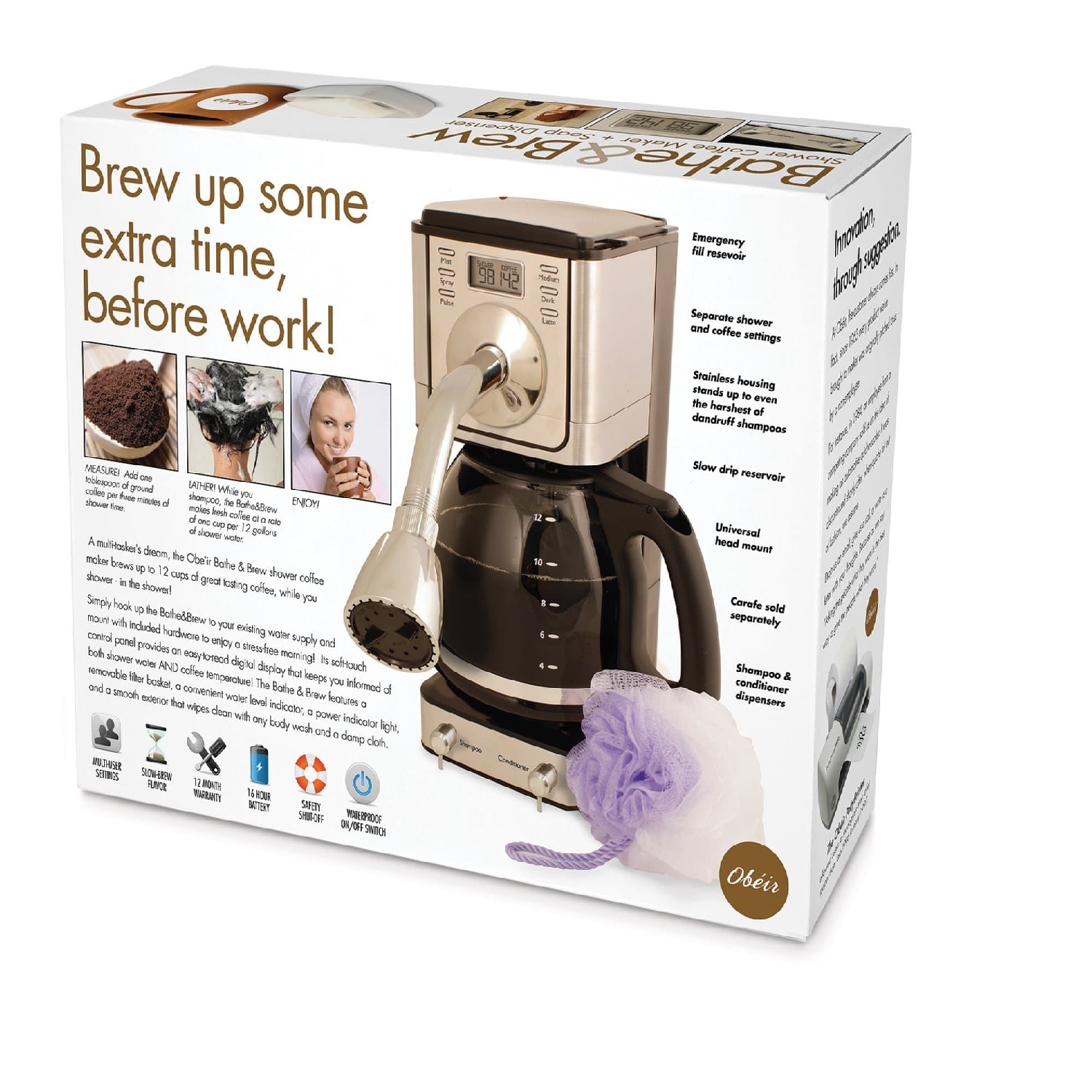 Bathe & Brew Large Prank Gift Box Canada | RetroFestive.ca