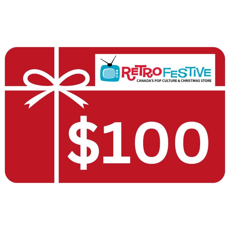 $100 RetroFestive Gift Card - Virtual Delivery - RetroFestive.ca