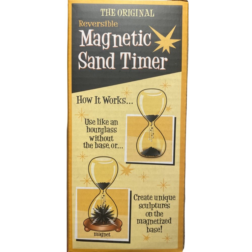 The Original Magnetic Sand Timer Hourglass - RetroFestive.ca