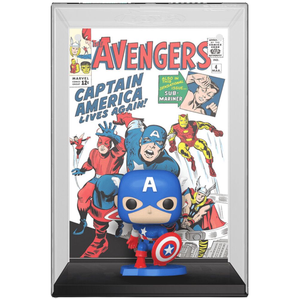 Pop! Comic Cover: Marvel - Captain America The Avengers #4 Comic Cover ...