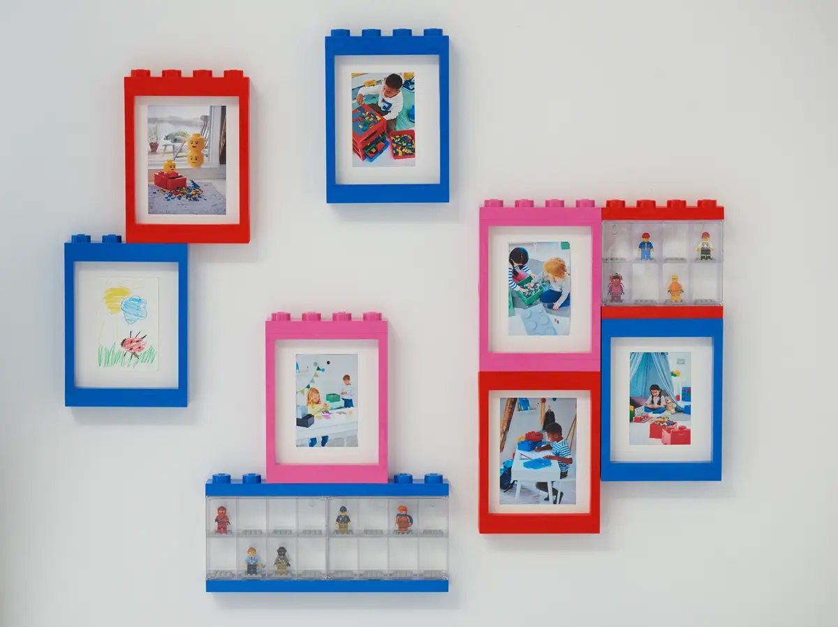 LEGO Picture Frame - Blue - RetroFestive.ca